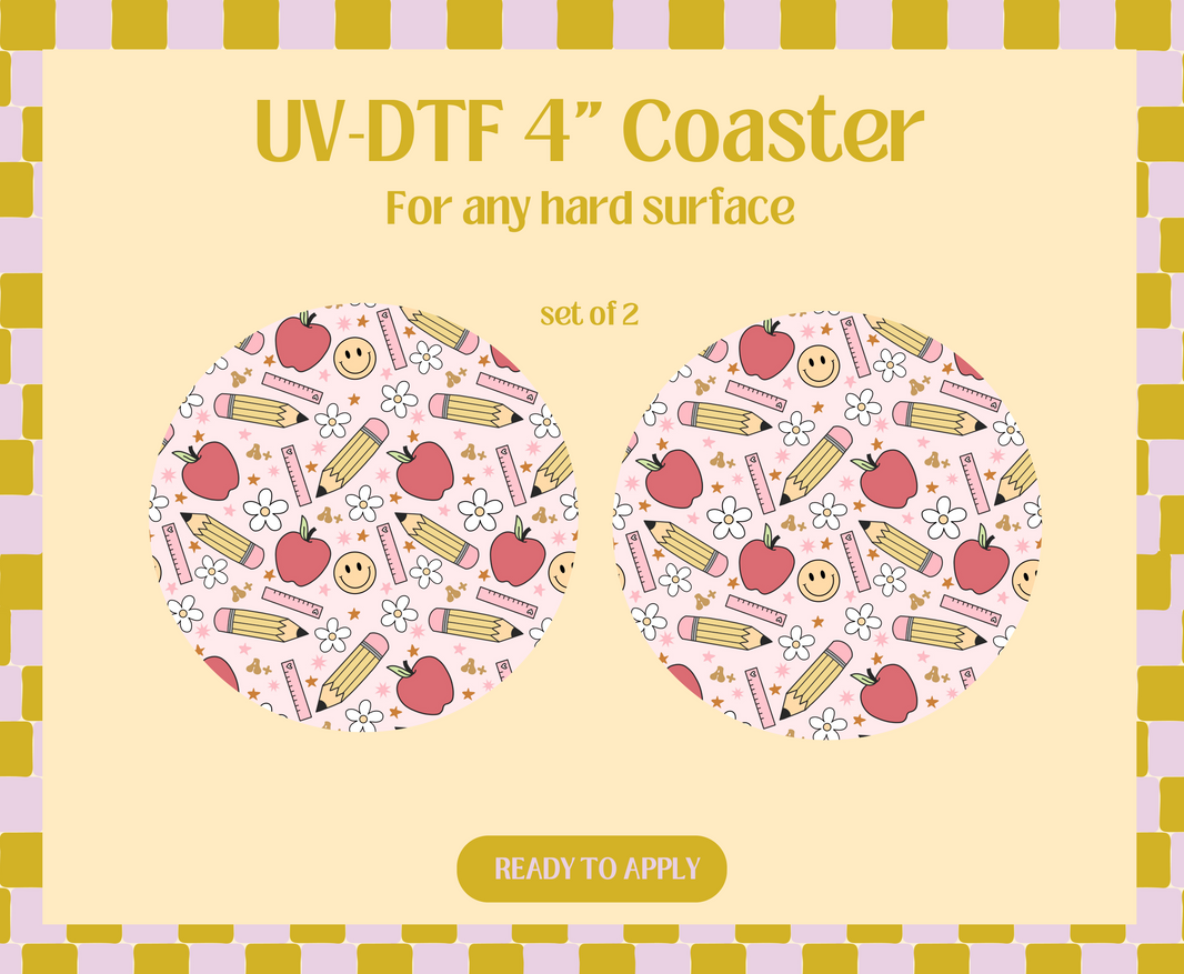 UV-DTF 4" Coasters – Oopsie Daysy Prints