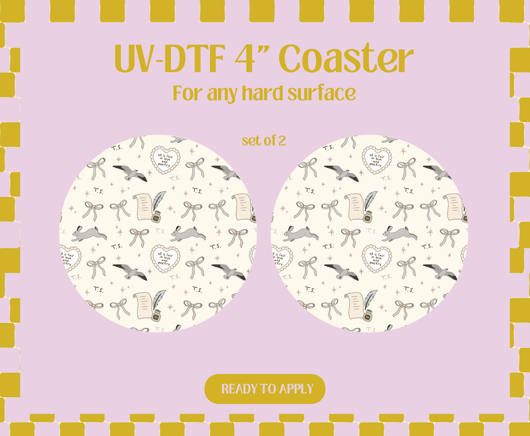 UV-DTF 4" Coasters – Oopsie Daysy Prints